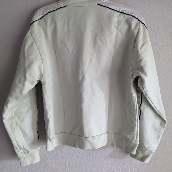 Levi's | Tops | Levis Light Green White Retro Quarter Zip Pullover ...